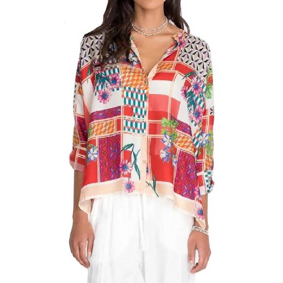 Johnny Was | Tops | New Johnny Was Ridge Lennox Top In Multi | Poshmark